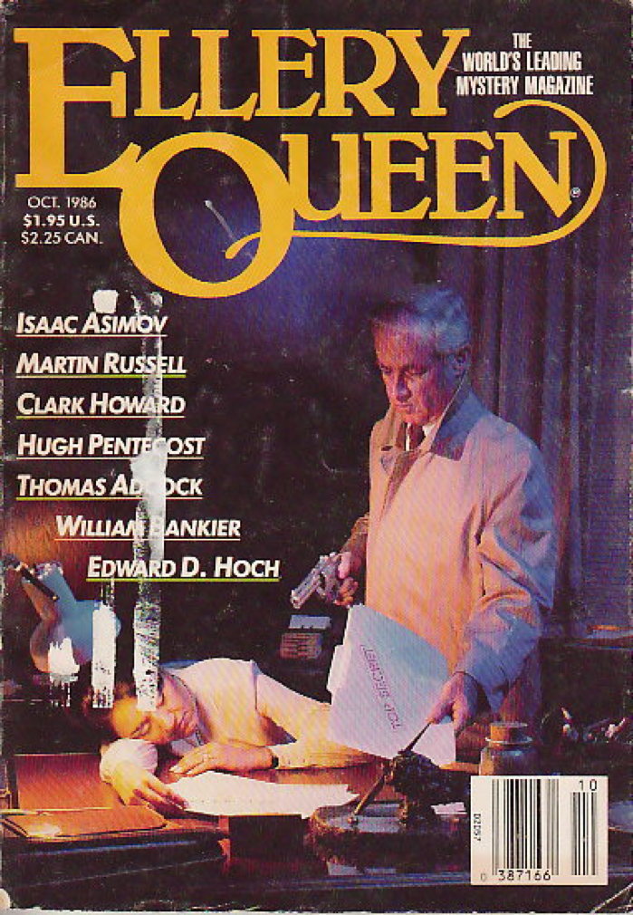 ELLERY QUEEN'S MYSTERY MAGAZINE, OCT 1986. by Asimov, Isaac; Martin ...