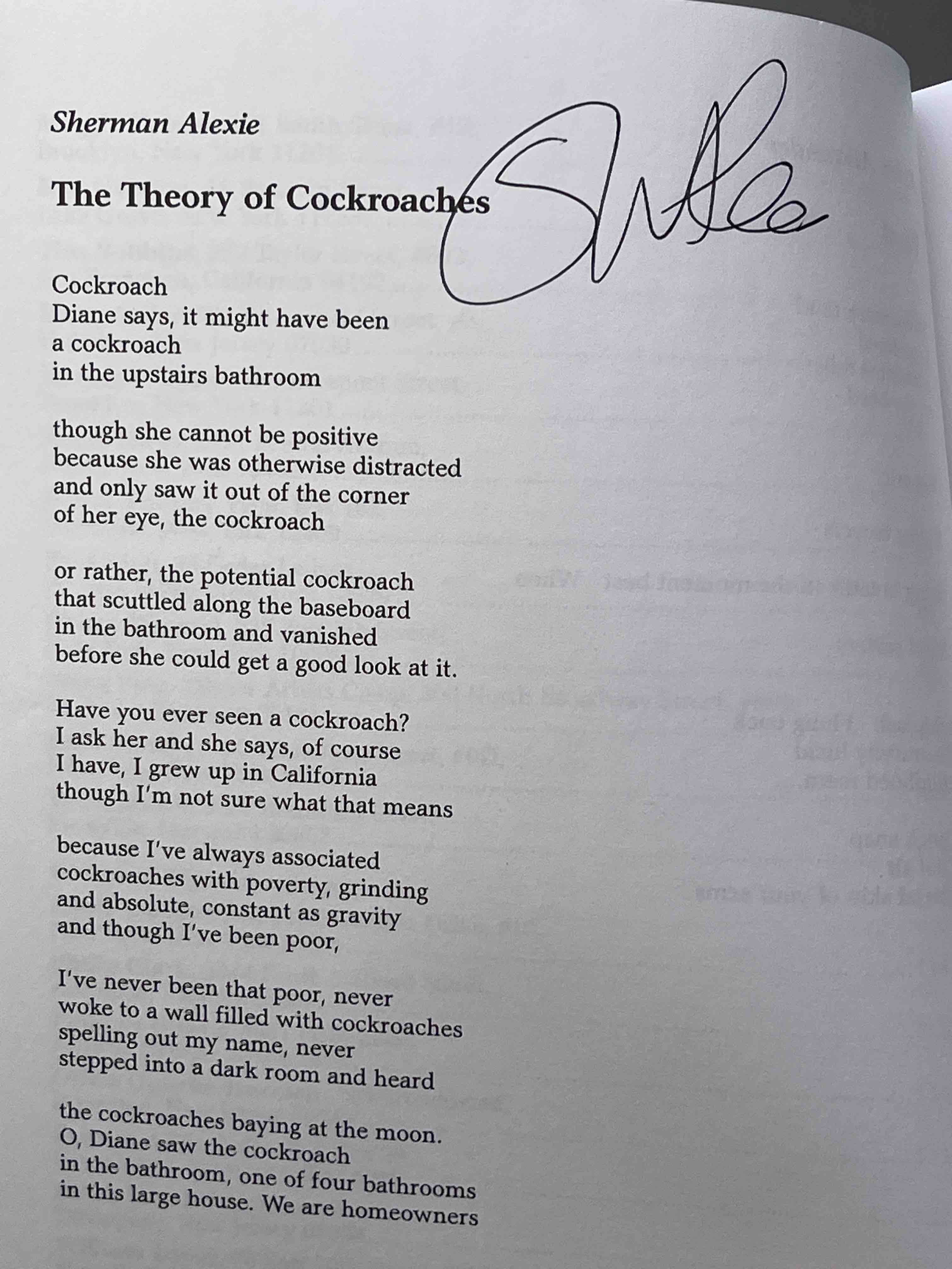 HANGING LOOSE 74. by [Alexie, Sherman, signed] Robert Hershon and ...