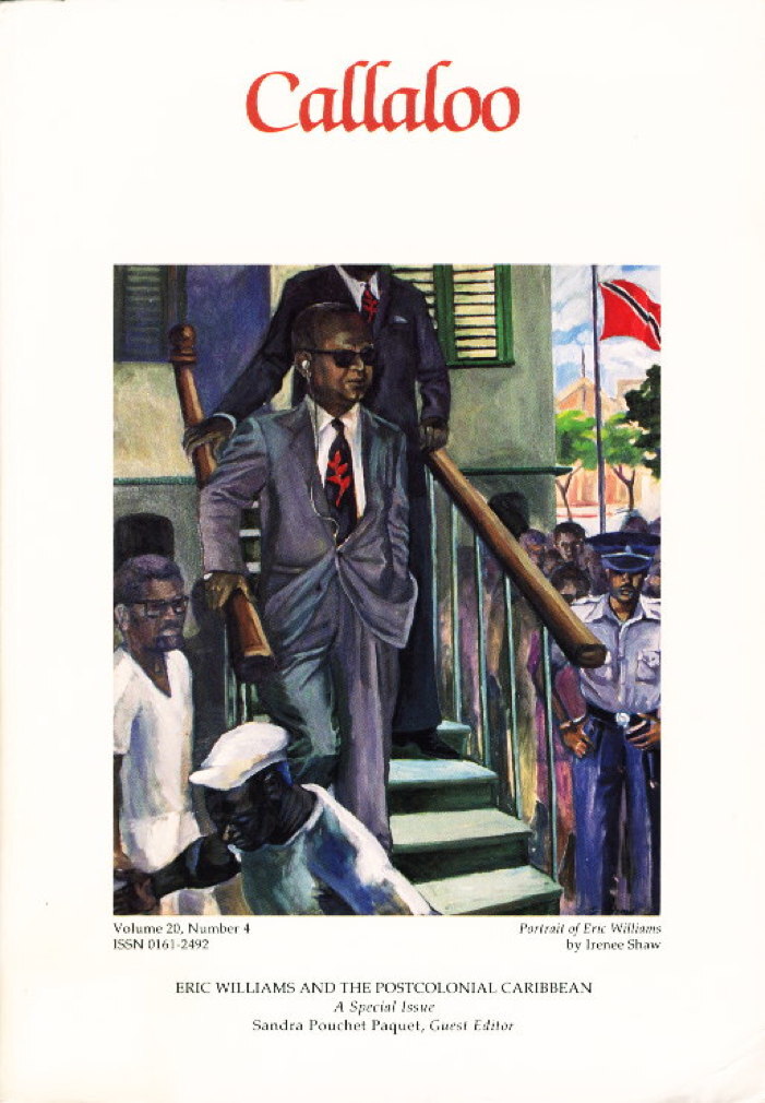CALLALOO: Callaloo Volume 20, Number 4 Fall 1997: Eric Williams ...