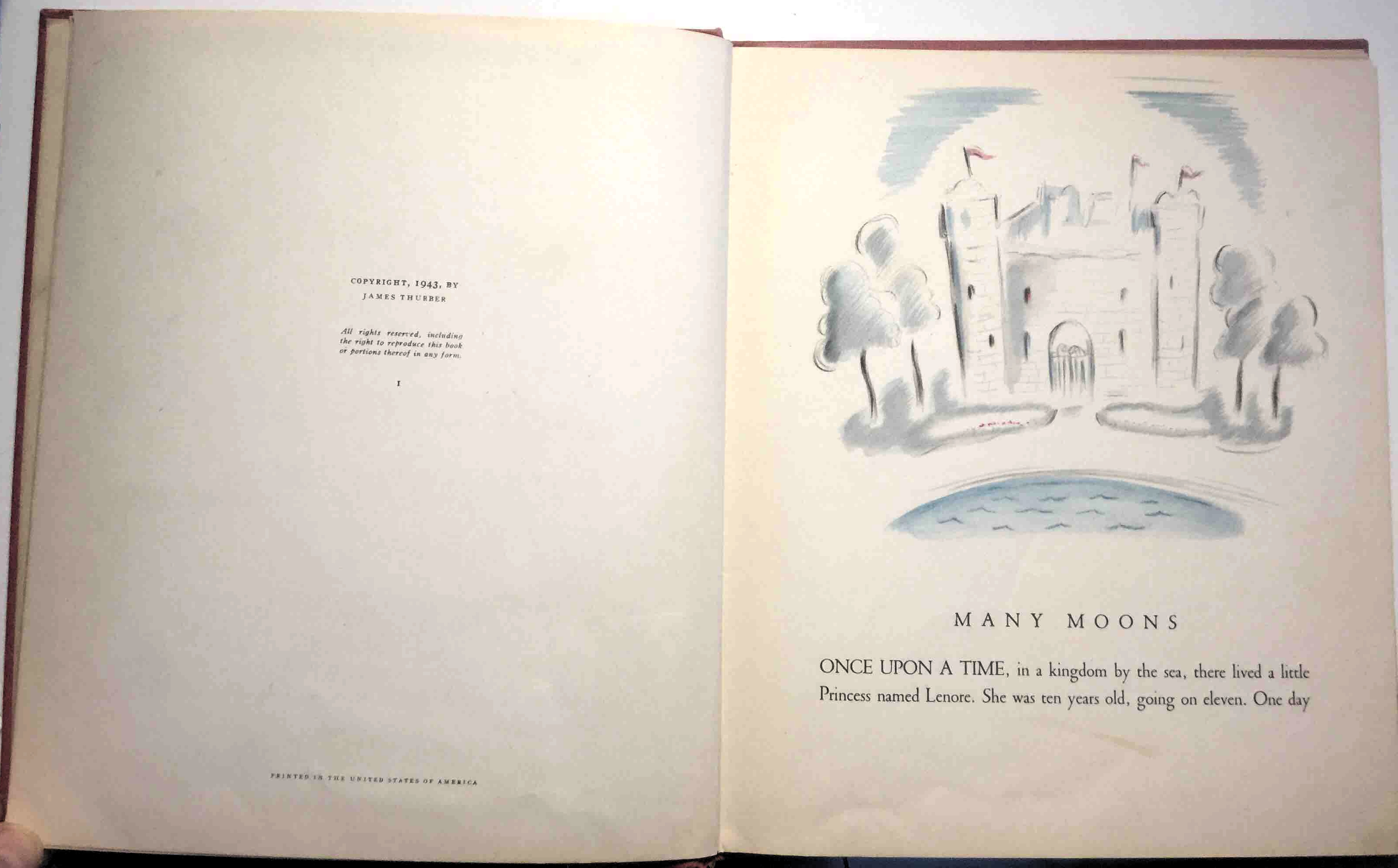 MANY MOONS. by Thurber, James (illustrated by Louis Slobodkin) - bookfever.com