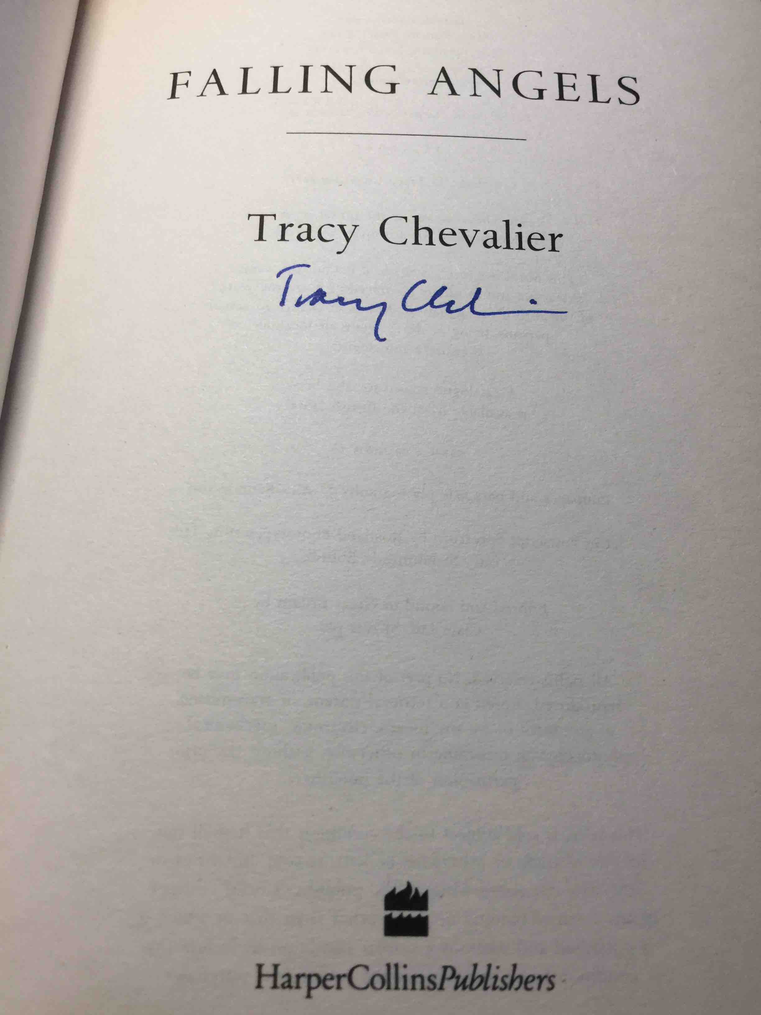 Falling Angels Tracy Chevalier