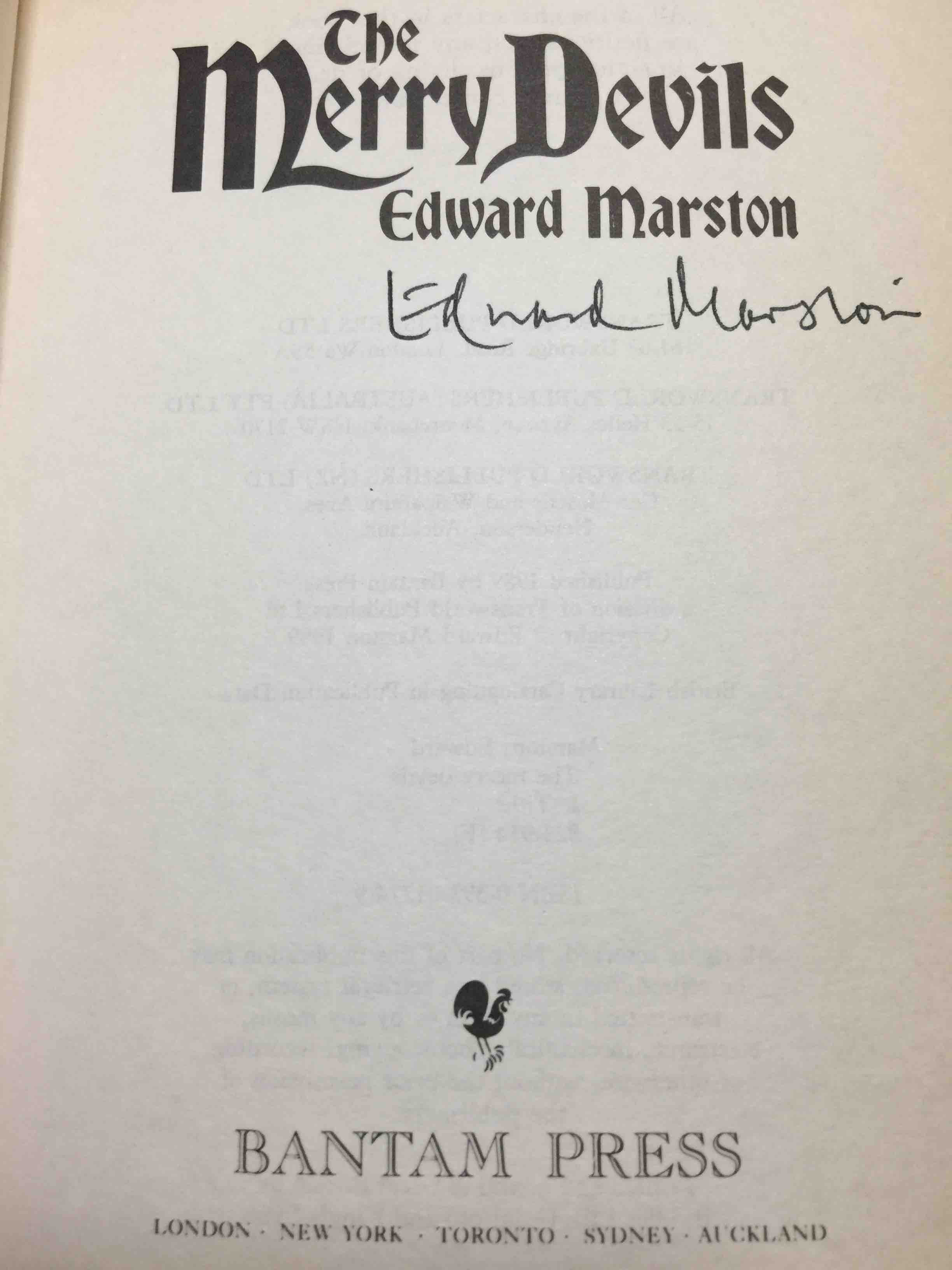 THE MERRY DEVILS. by Marston, Edward (pseudonym of Keith Miles ...