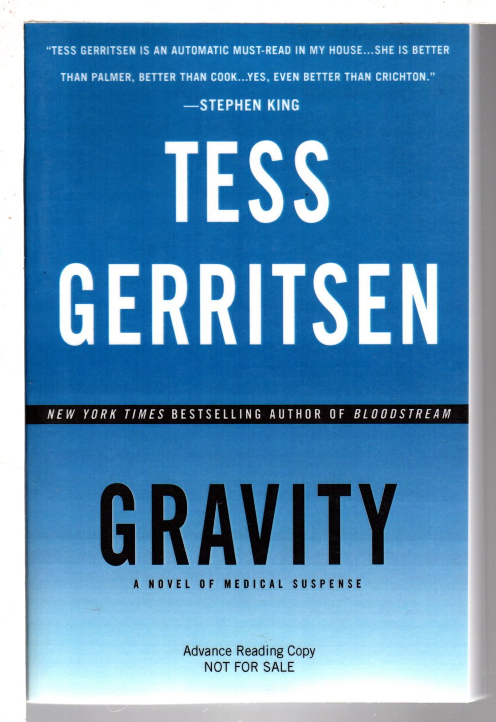 GRAVITY. by Gerritsen, Tess. | bookfever.com