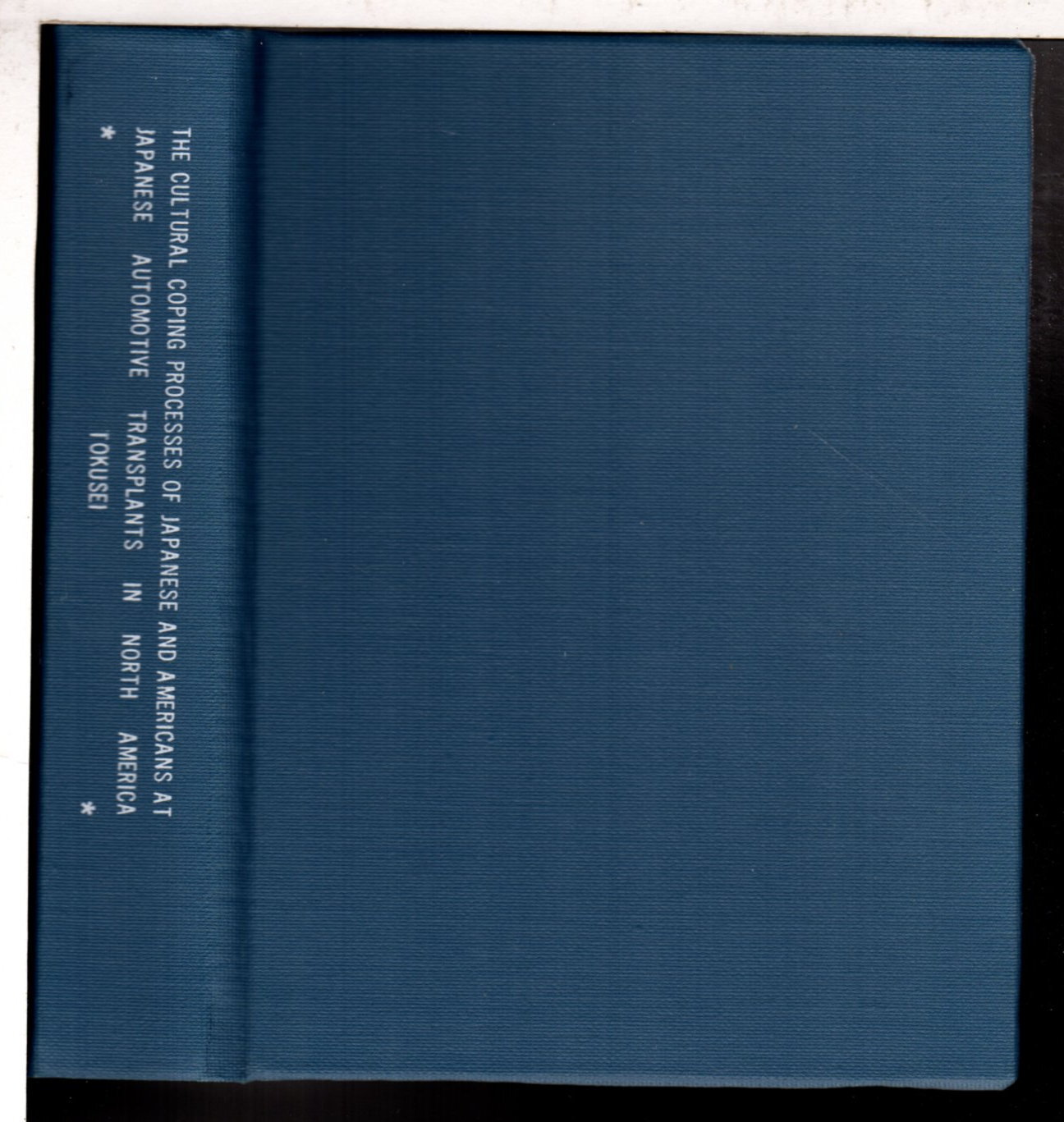 THE CULTURAL COPING PROCESSES OF JAPANESE AND AMERICANS AT JAPANESE ...