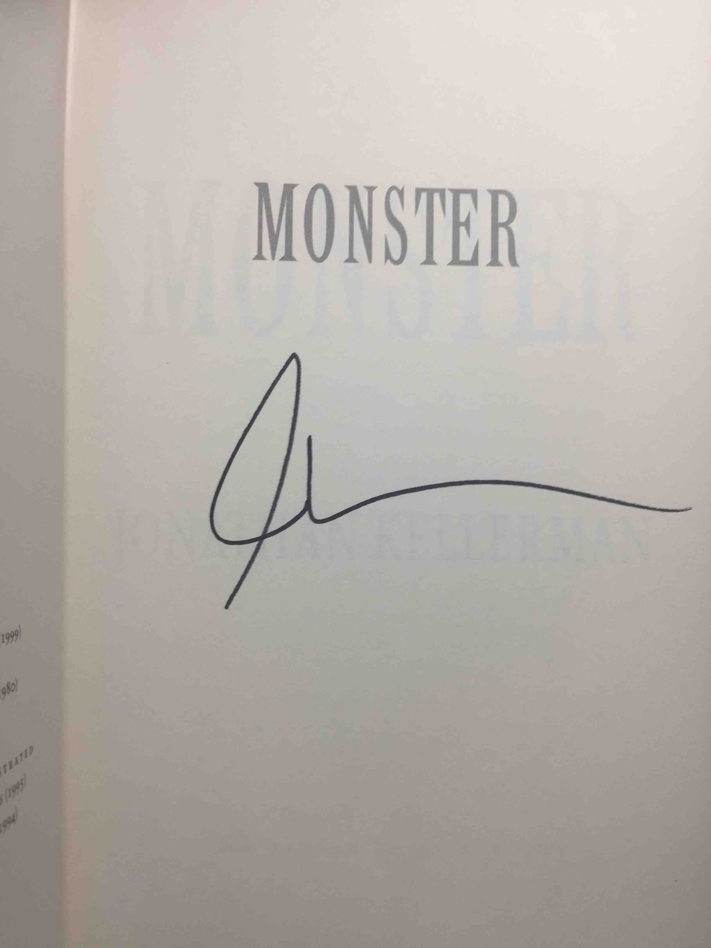 MONSTER. by Kellerman, Jonathan. - bookfever.com