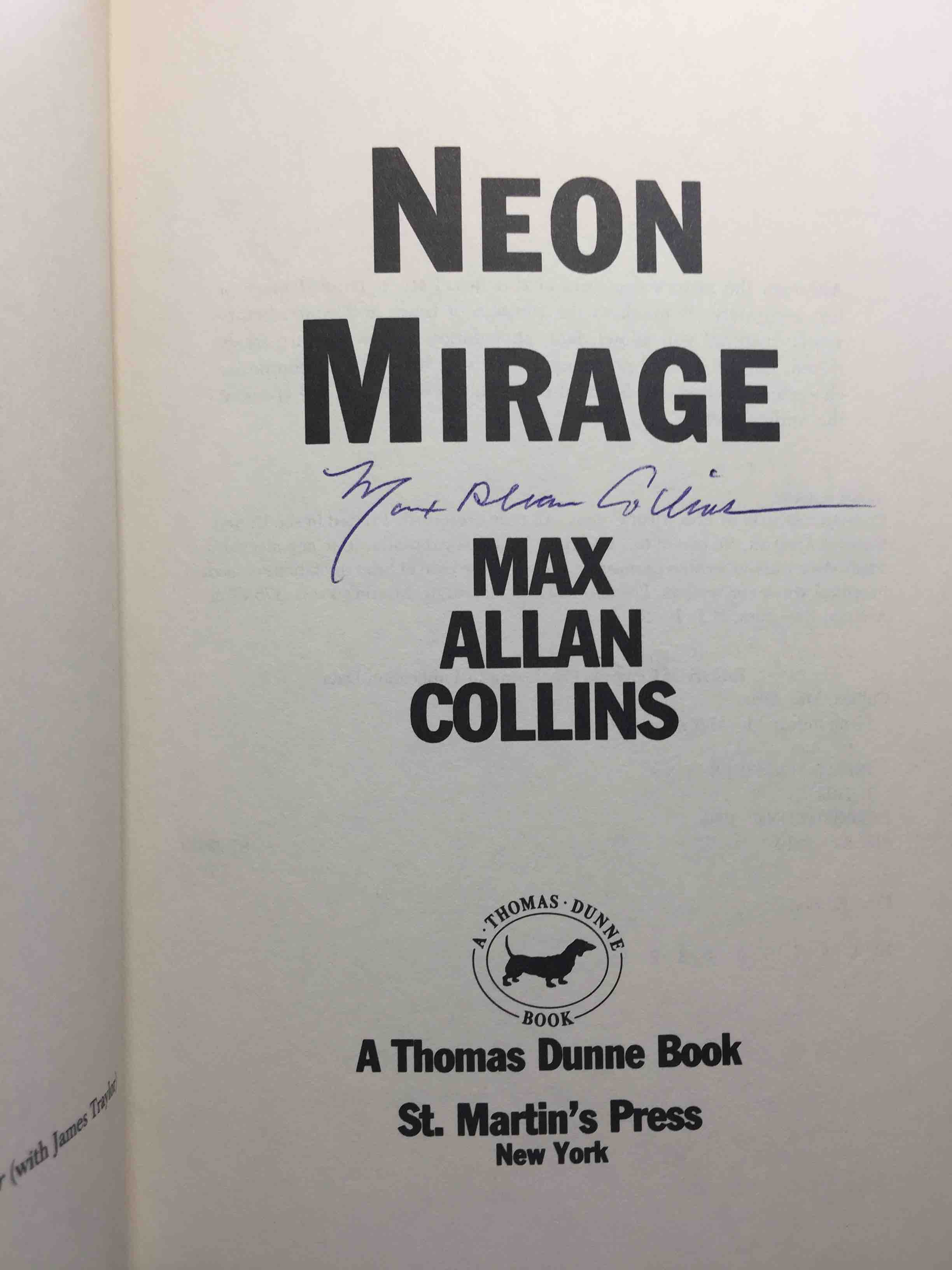 NEON MIRAGE by Collins, Max Allan. - bookfever.com