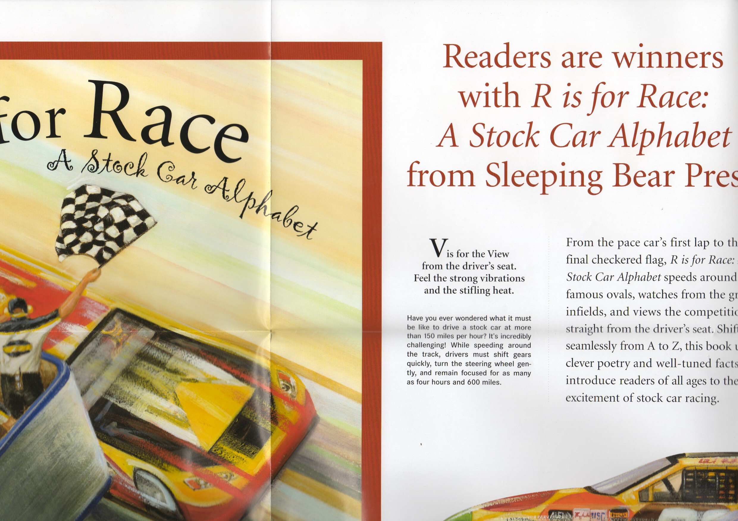 R IS FOR RACE: A Stock Car Alphabet. (Book plus… - bookfever.com